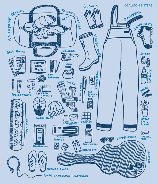 The Art of Packing a Sea Bag – Salmon Sisters