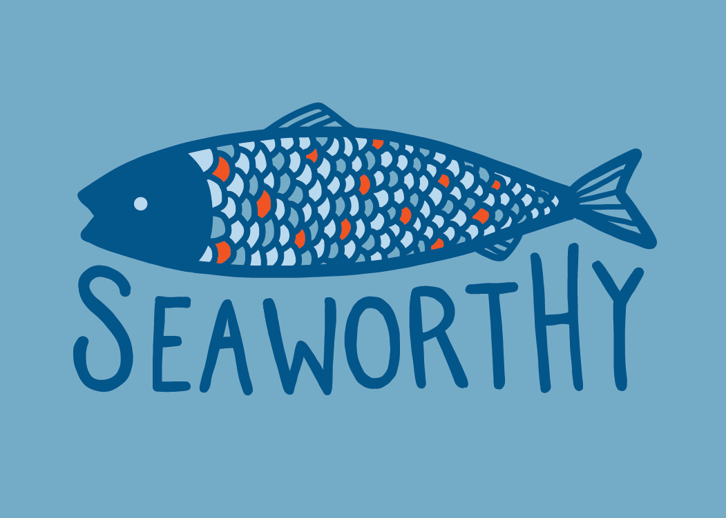 Seaworthy Greeting Card – Salmon Sisters